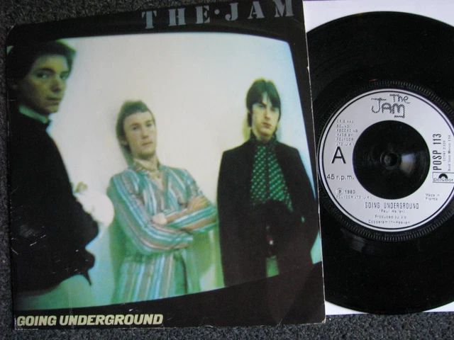 THE JAM-GOING UNDERGROUND 7 PS-1980 UK-Polydor-POSP 113-Paul Weller EUR ...