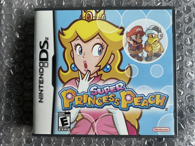 SUPER PRINCESS PEACH (Nintendo DS, 2006) CASE & MANUAL ONLY *Mint* $34. ...