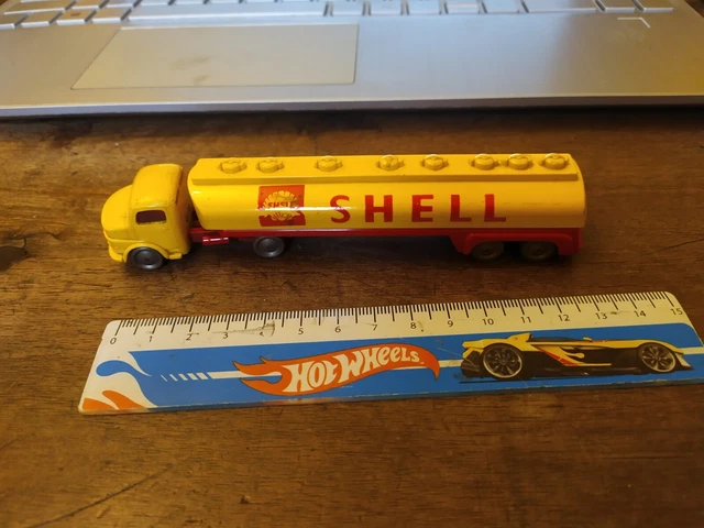 LEGO VINTAGE SHELL CAMION CISTERNA MERCEDES senza scatola ANNI 60 EUR ...