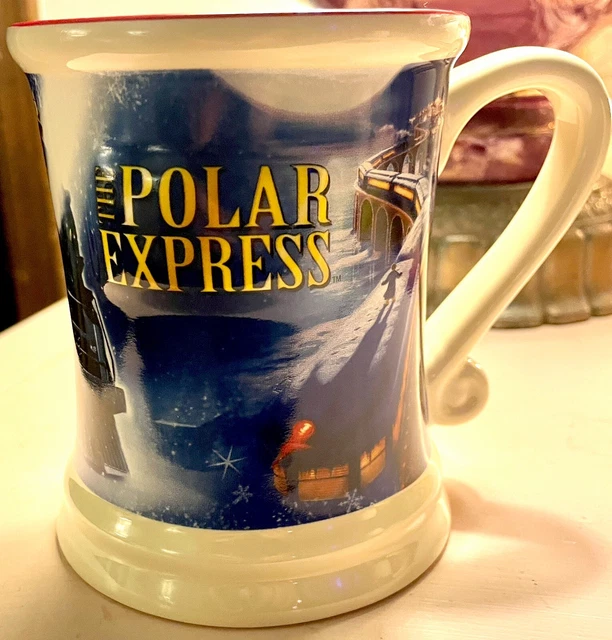THE POLAR EXPRESS Train Ride Hot Chocolate Coffee Tea Mug 14 oz Warner ...