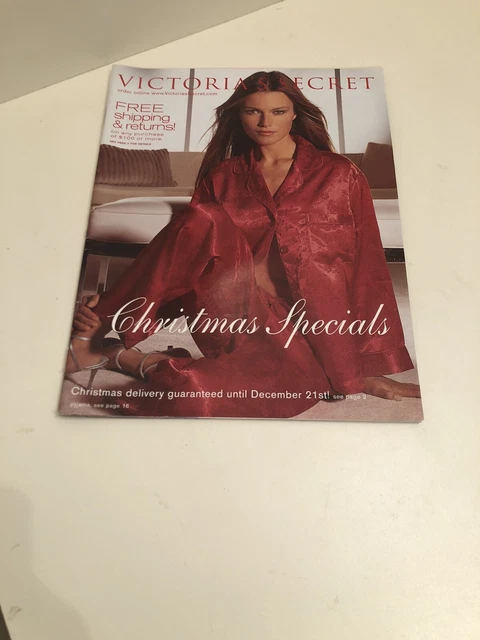 CATALOGUE VICTORIA'S SECRET Christmas Specials 2000 Laetitia Casta Tyra ...