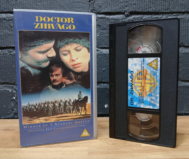 DOCTOR ZHIVAGO WARNER Bros VHS Cassette Tape 1965/2002 Retro Video Film ...