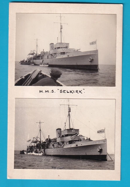 ORIGINAL PC SIZE RP Royal Navy H.M.S. SELKIRK £1.40 - PicClick UK