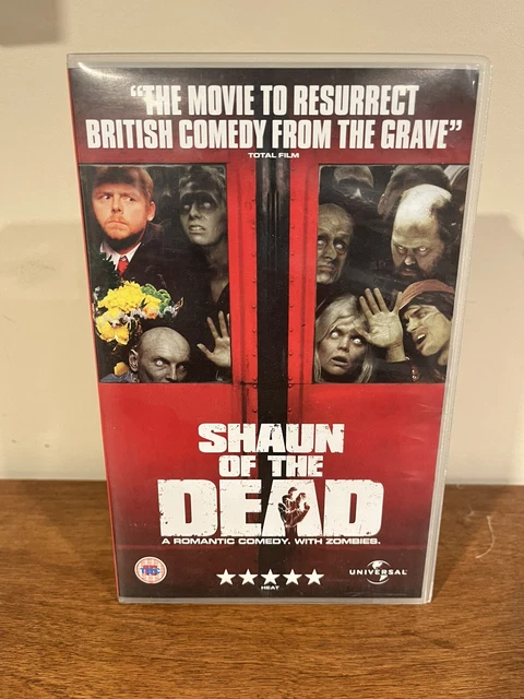 SHAUN OF THE Dead VHS Screener PAL Horror Comedy Edgar Wright Simon ...