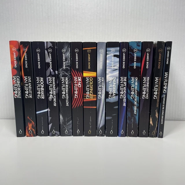 JAMES BOND 007 Complete 14 Book Collectors Set Ian Fleming Paperbacks Good Cond. EUR 124,50 ...