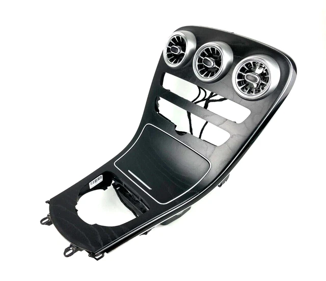MERCEDES BENZ C W205 Centre Console Foncé Ash Bois Bord De Panneau ...