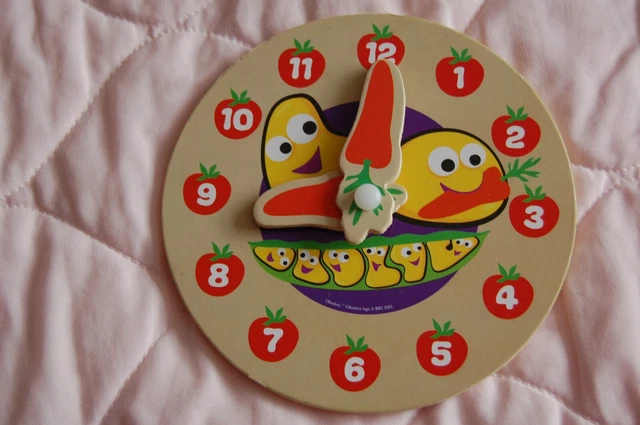 CBEEBIES LEARN TO Tell the Time Play Clock - Movable Hands £1.99 ...
