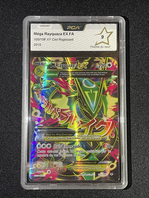 CARTE POKÉMON MEGA M Rayquaza EX Full Art PCA 9 XY Ciel Rugissant 105 booster EUR 495,00 ...