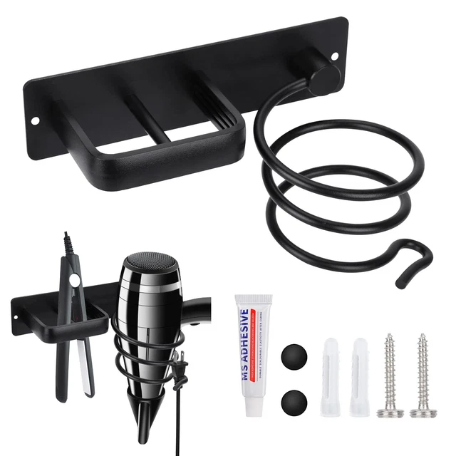 PORTE SÈCHE CHEVEUX et Support de LisseurSupport Seche Cheveux avec ...