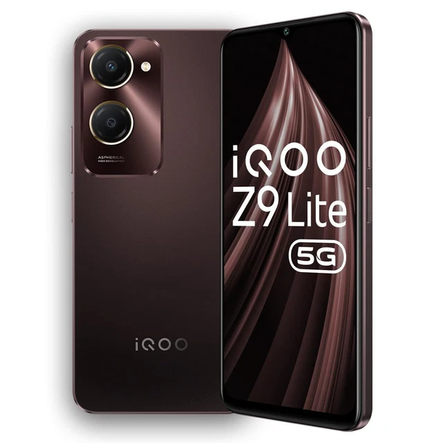 IQOO Z9 LITE 5G (marron, 4 Go de RAM, 128 Go) 50 Mp dimensions 6300 5G ...