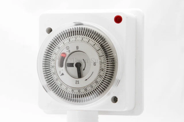 MECHANICAL TIMER CLOCK 24 hour Timeswitch Lighting Immersion Heating ...