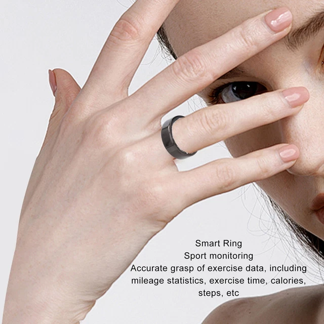 SMART FITNESS TRACKER Ring Smart Ring Multiple Sport Modes Lightweight ...