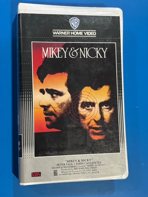 MICKEY & NICKY VHS Warner home video clamshell Big Box Falk Cassavettes ...