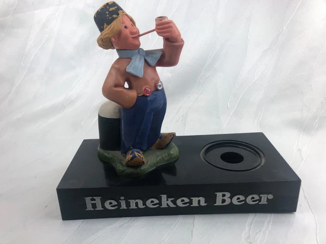 HEINEKEN BEER ADVERTISING Display Statue - Missing Bottle - Old Man ...