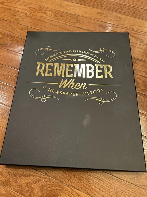 REMEMBER WHEN NEWSPAPER History Book Virginia Tech Hokies Washington ...