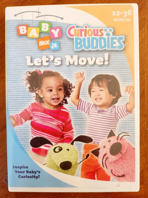 BABY NICK JR. Curious Buddies: Let's Move! DVD Learning Video Movie ...