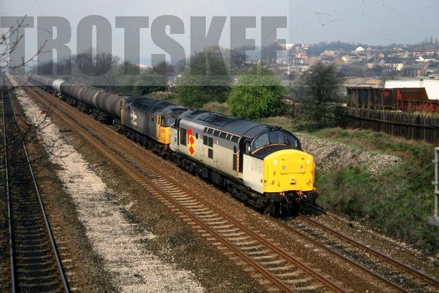 35MM SLIDE BR British Rail Diesel Loco Class 37 37178 Mirfield 1992 ...
