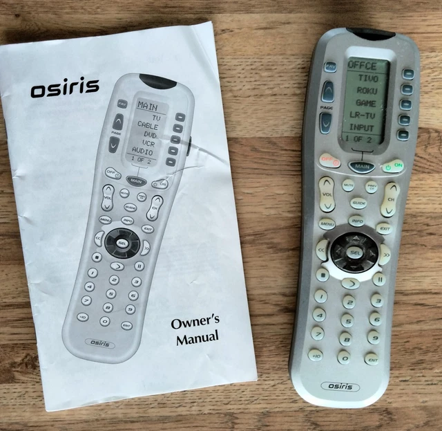 URC OSIRIS MX-350 Multi-device Universal Programmable Remote Control ...