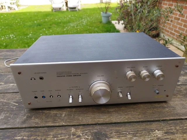 VINTAGE AMSTRAD EXÉCUTIVE Amplificateur Stéréo modèle EX220 Testé ...