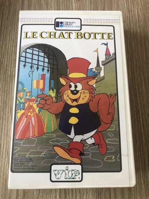 CASSETTE VIDÉO VHS Film D’animation Le Chat Botté Ranking Pass ...