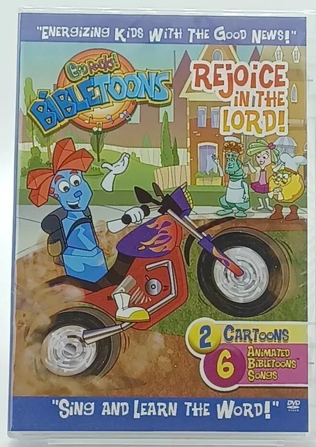 GOD ROCKS! BIBLETOONS - Rejoice in the Lord! - DVD - New & Sealed $14. ...