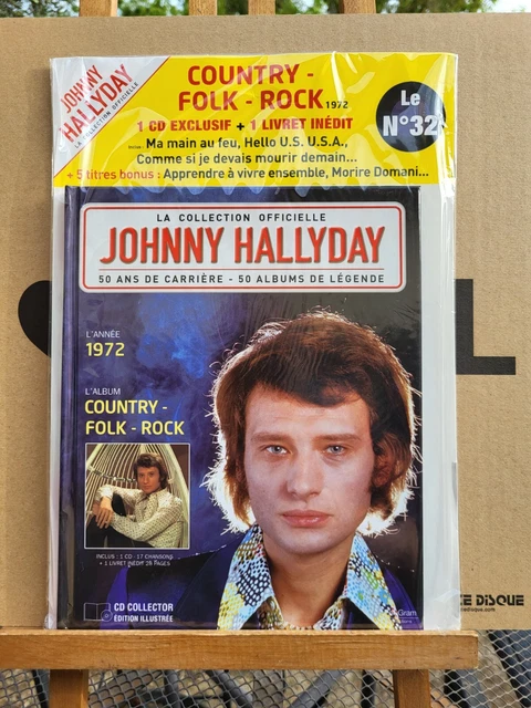 CD LIVRE JOHNNY Hallyday La Collection Officielle N° 32 NEUF Scellé ...