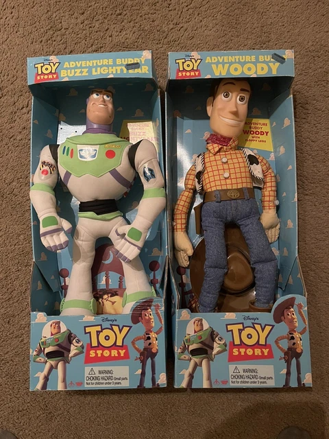 TOY STORY BUZZ Lightyear Woody First Edition Poseable Boxed 1995 £250. ...