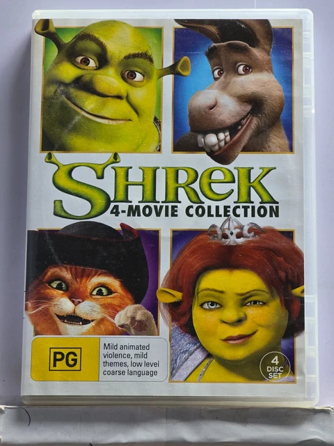 SHREK 4-MOVIE COLLECTION ( Dvd , 4 Disc Set Region 4 ) $19.93 - PicClick AU