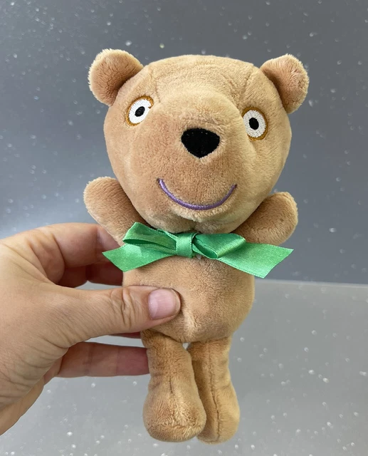 PEPPA PIG'S LITTLE Brown Teddy Bear Plush Beanie Toy Retro 2003 ...