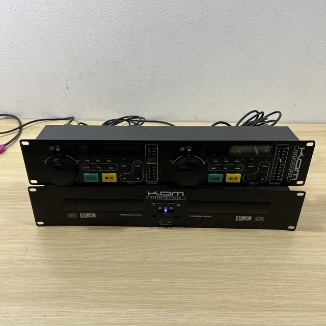 KAM KCD500 DUAL CD player Professional CD Player Spares Or Repair See ...