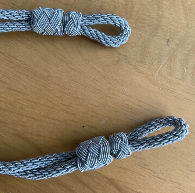GERMAN ARMY WW2 Officers Aluminium Cap Cords Braid For The Peaked Visor ...