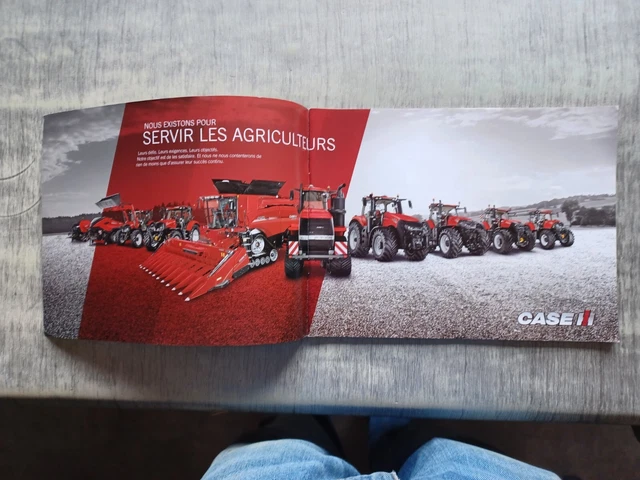 PROSPECTUS BROCHURE GAMME Case Ih Tracteur Moissonneuse EUR 2,25 - PicClick IT