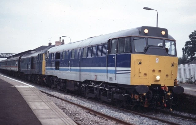 35MM SLIDE BR British Railways Diesel Loco Class 31 31421+31432 ...