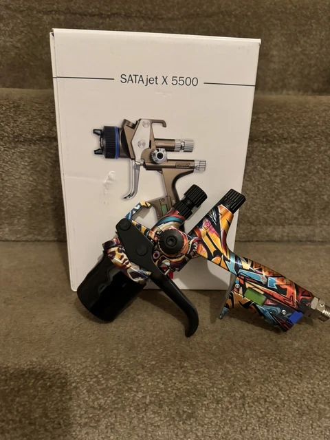 SATA 5500 JET X Street Art Limited Edition Digital Spray Gun 1.3 RP cc ...