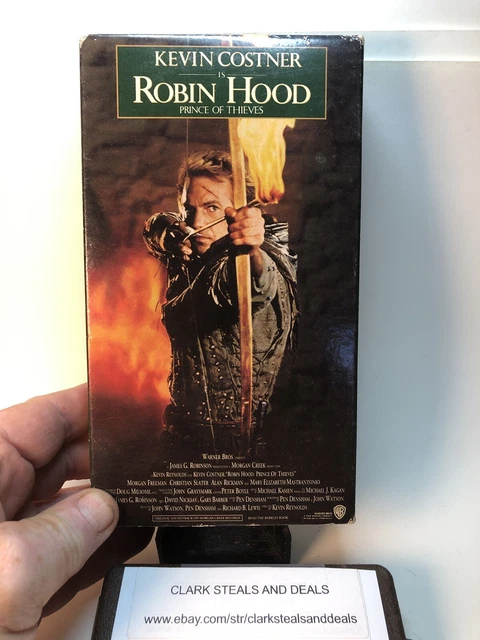 VINTAGE VHS VIDEO Band Film/Robin Hood/Kevin Costner EUR 2,24 - PicClick DE