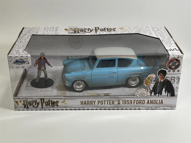 HARRY POTTER MINIATURE Figurine Et 1959 Ford Anglia 1:24 Echelle Jada ...