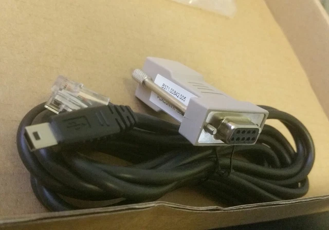 BROCADE CONSOLE CABLE rj45 to 9 pin serial converter mini USB to rj45 £ ...