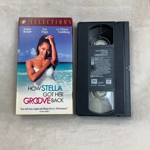 HOW STELLA GOT Her Groove Back Angela Bassett VHS Tape Movie $10.45 ...