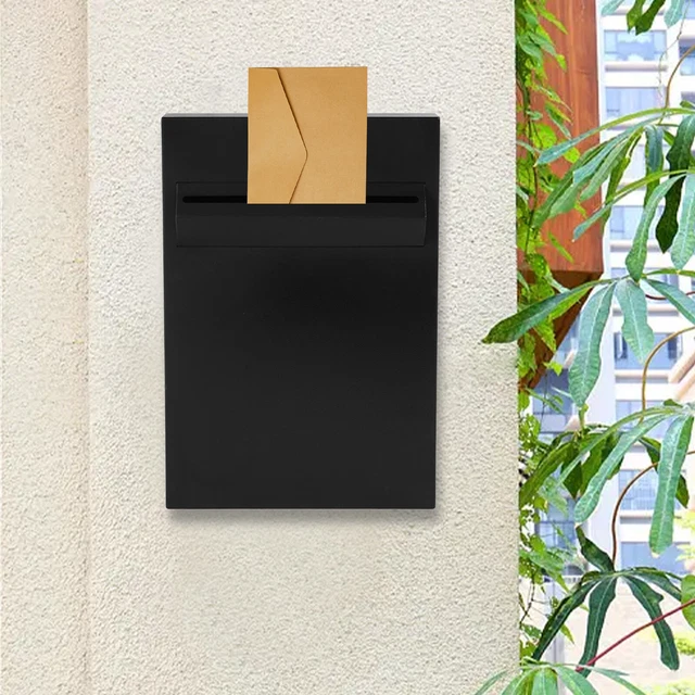 WALL MOUNT DROP Box File Letter Storage Document w/ Lock Commercial ...