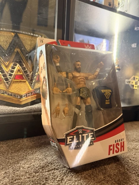 WWE BOBBY FISH Elite Series 79 Wrestling Figure Undisputed Chase AEW ...