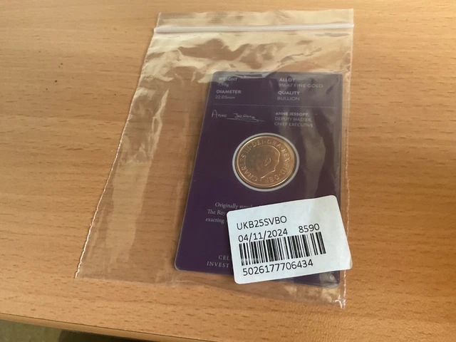 2025 GOLD BULLION Sovereign Coin In Blister £728.84 - PicClick UK