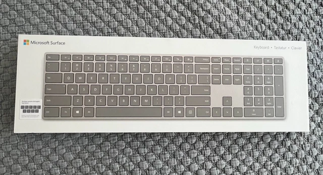 MICROSOFT SURFACE WIRELESS Keyboard - Grey (New, never opened) £40.00 ...