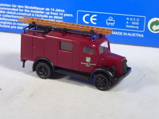 (BUS-3) ROCO 1681 Mercedes Feuerwehr LF 8 in OVP EUR 16,50 - PicClick DE