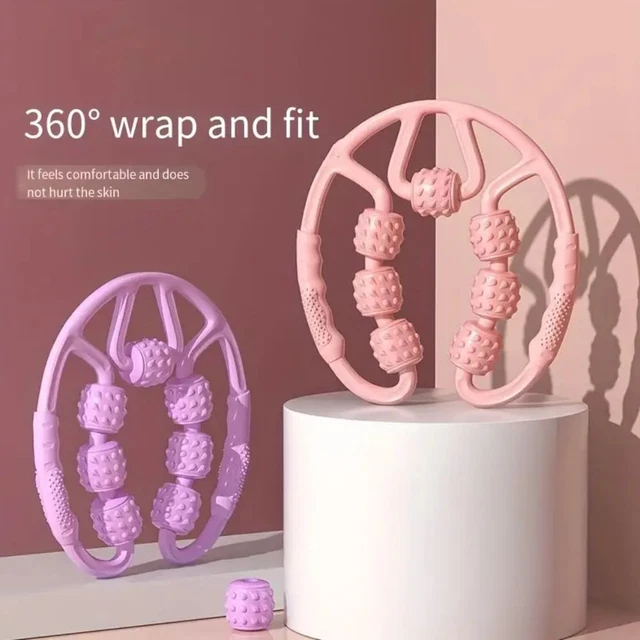 SEVEN WHEEL ANNULAR Leg Clamp Muscle Relaxation Roller Gym Sport EUR 12 ...