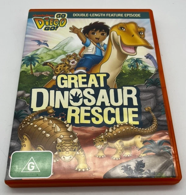 GO DIEGO GO! Great Dinosaur Rescue DVD Region 4 Nickelodeon 3 Episodes ...