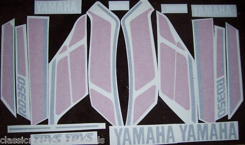 YAMAHA RD350 YPVS Rd350F2 Complete Decal Set £84.99 - PicClick UK