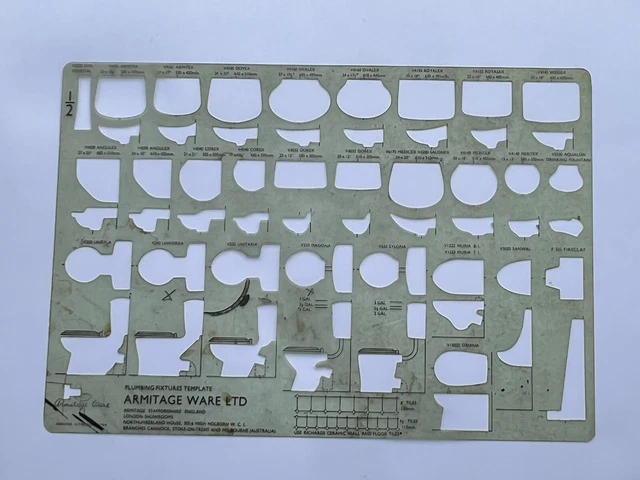 TECHNICAL DRAWING STENCILS Templates Architectural Mechanical Chemistry ...