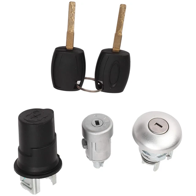 NEW CAR DOOR Bonnet Ignition Lock Cylinder Key Set For Ford Transit MK8 ...