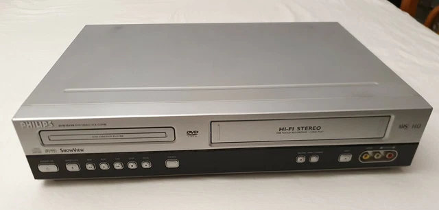 PHILIPS DVD-755VR DVD Player VCR VHS Combi Lot Remote £103.02 - PicClick UK
