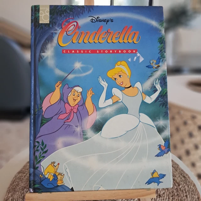 VINTAGE 1998 DISNEY'S Cinderella Classic Storybook Hardcover Rare Book ...